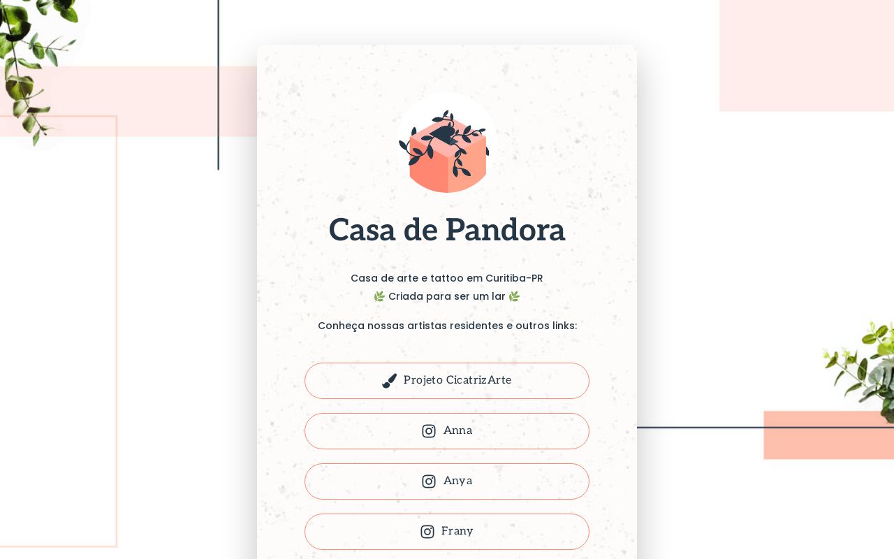 Casa de Pandora - conheça nossas residentes